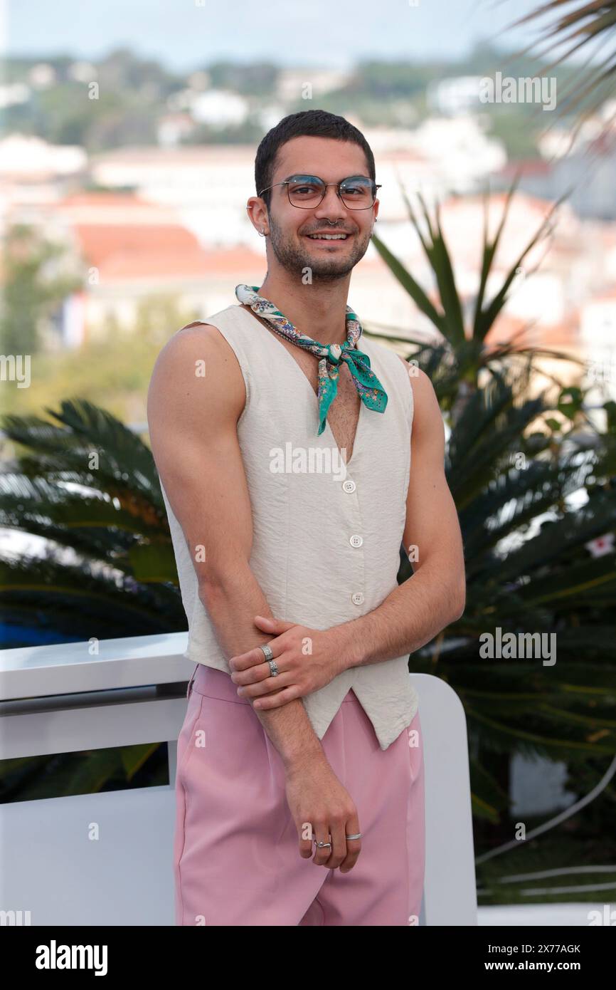 CANNES, FRANCE - MAY 18: Ciprian Chiujdea attends the 'Trei Kilometri ...