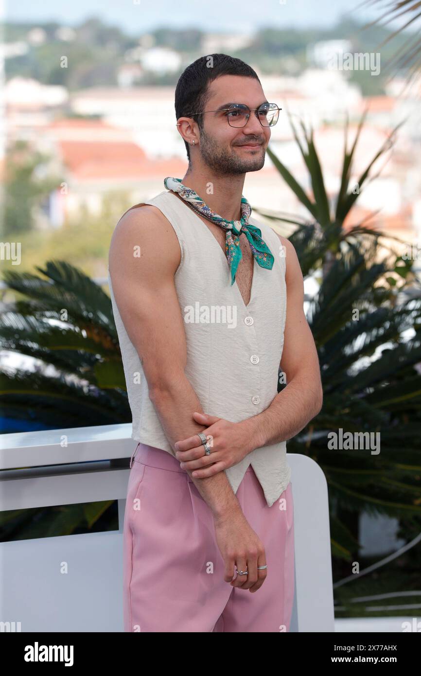 CANNES, FRANCE - MAY 18: Ciprian Chiujdea attends the 'Trei Kilometri ...