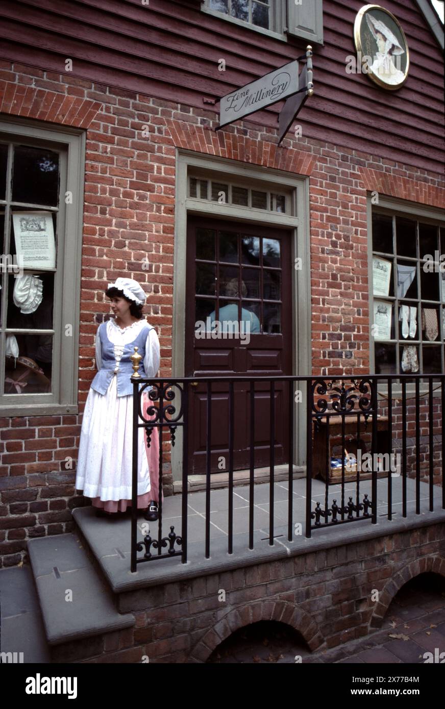 Williamsburg, VA. U.S.A. 9/1987. America’s 18th Century 301-acre living ...