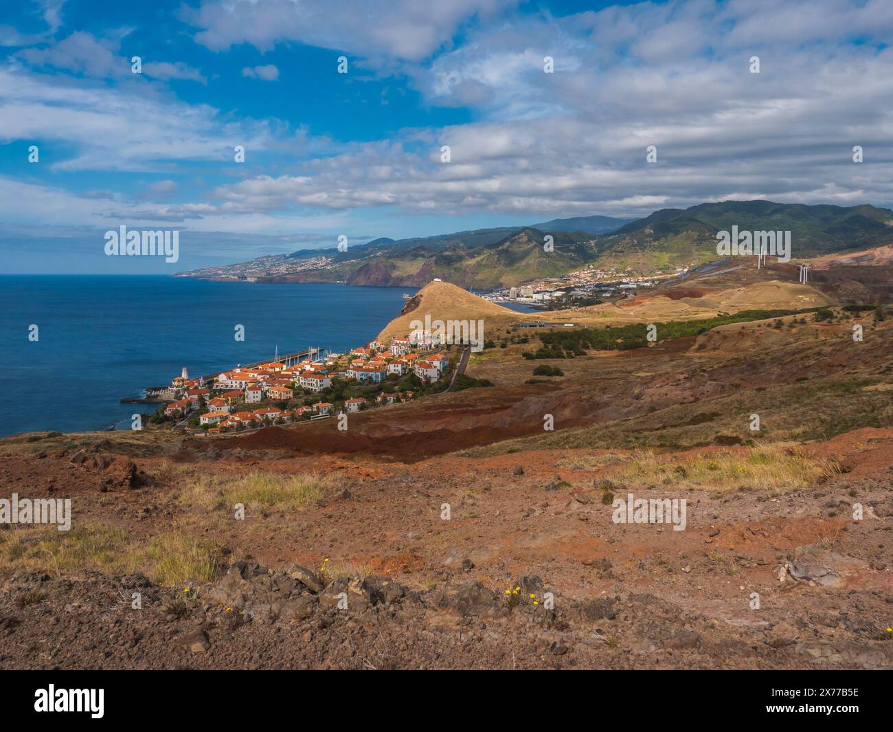 View of Quinta do Lorde Resort Hotel Marina and Canical, East coast of ...