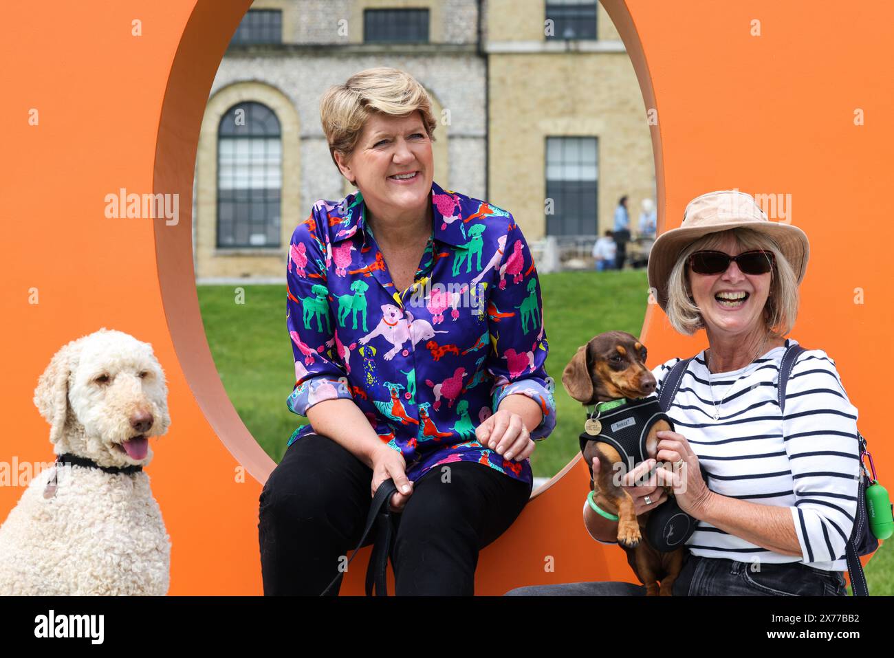 EDITORIAL USE ONLY Clare Balding at Goodwoof 2024, a dog event held at Goodwood Estate in ...