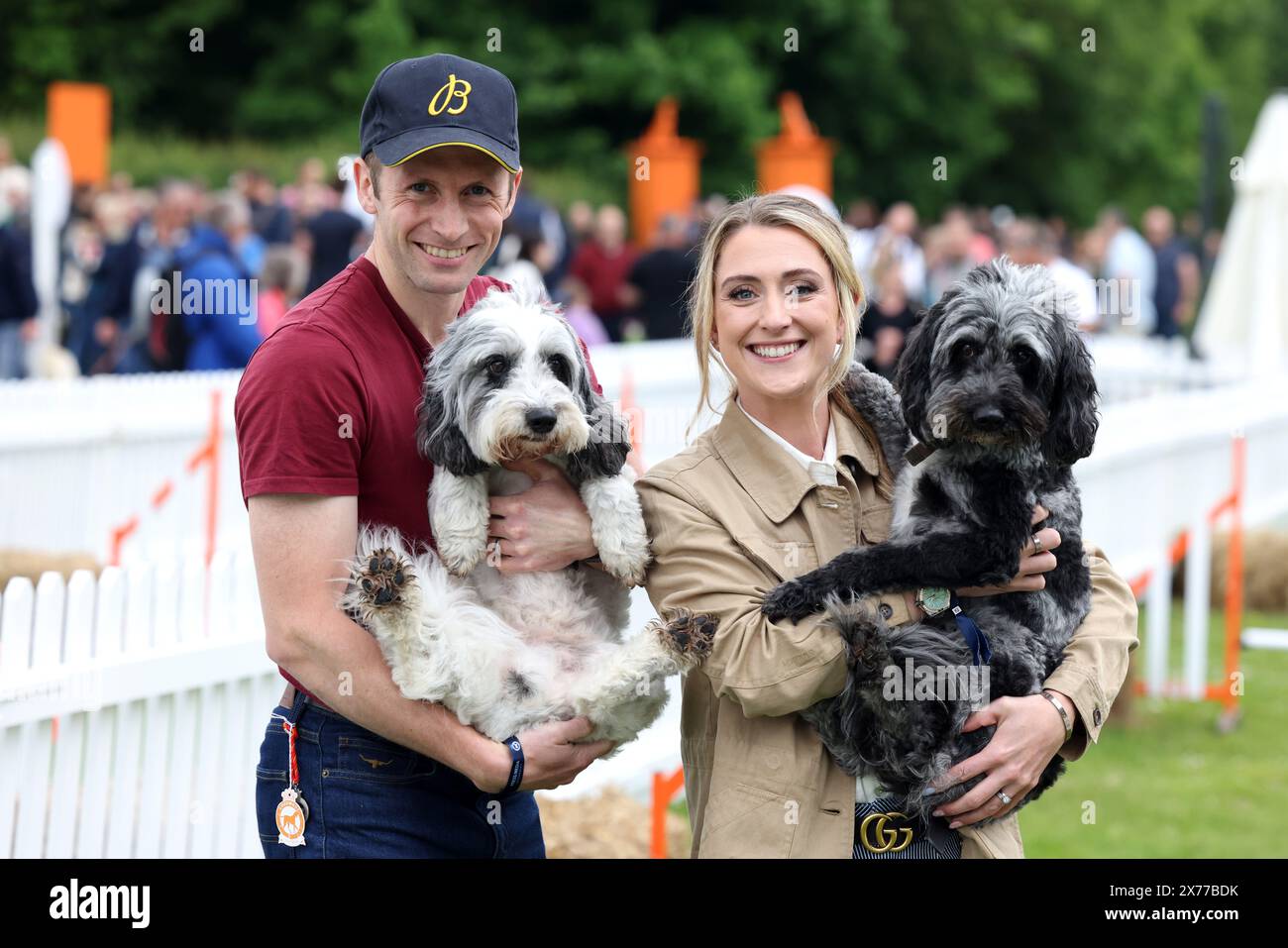 EDITORIAL USE ONLY Sir Jason Kenny and Dame Laura Kenny at Goodwoof ...