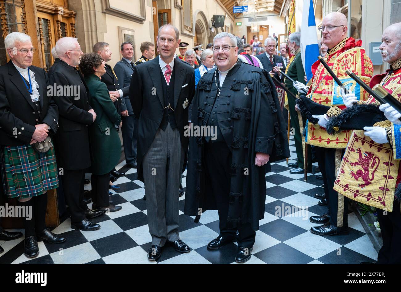 The Duke of Edinburgh, who represents King Charles III as Lord High ...