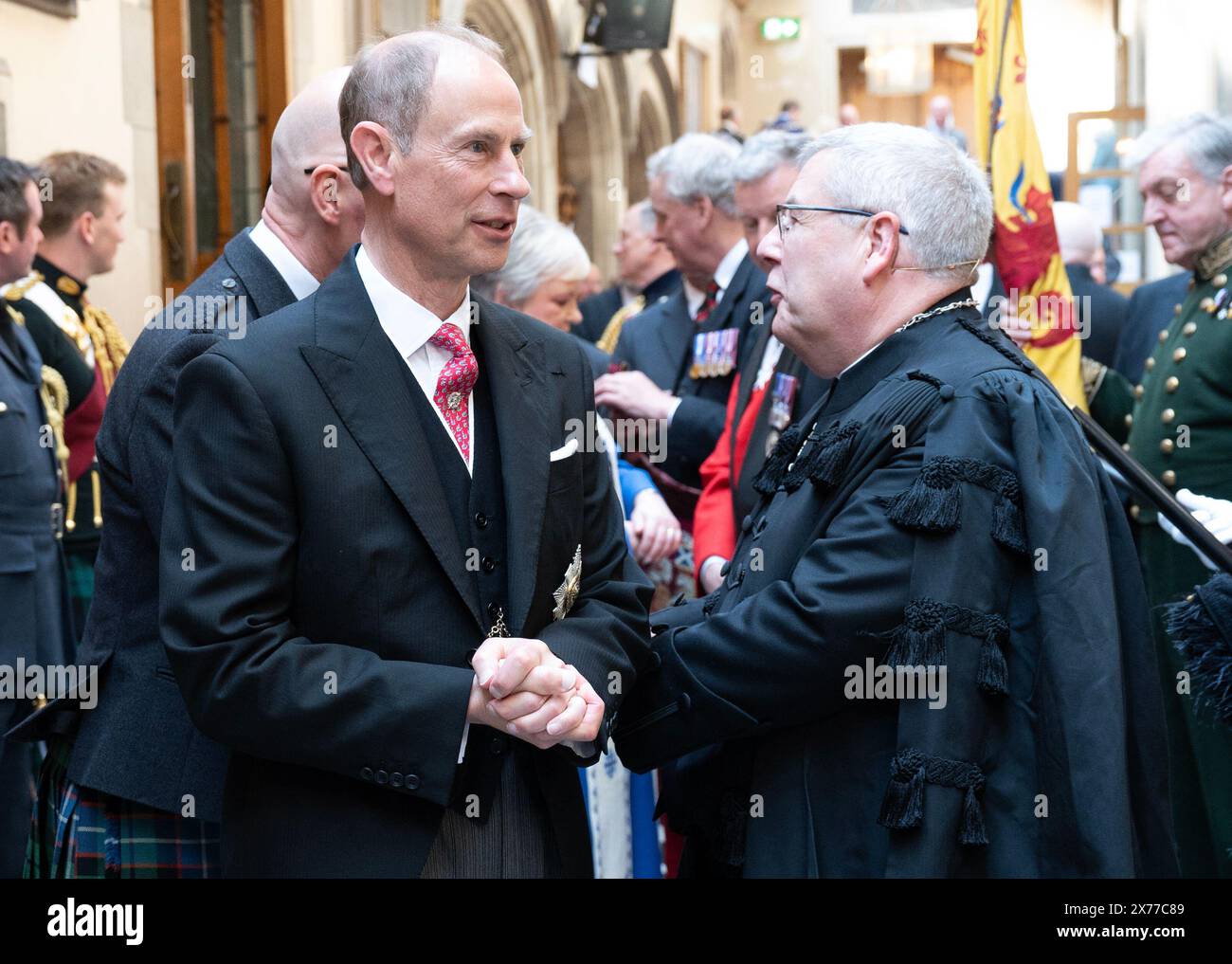 The Duke of Edinburgh, who represents King Charles III as Lord High ...