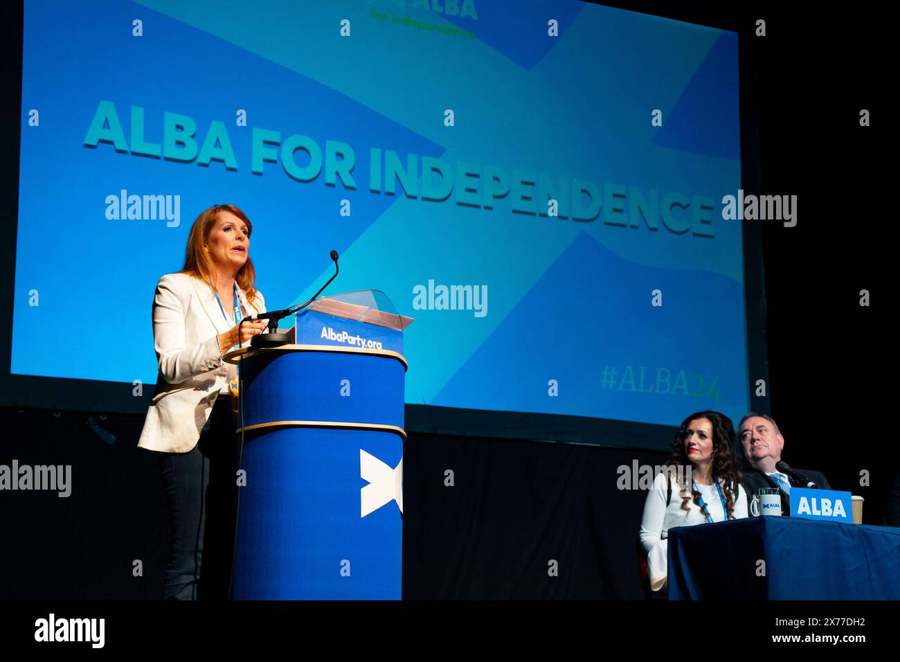 Lochgelly, Scotland, UK. 18th May 2024. Alba Party Spring Campaign ...