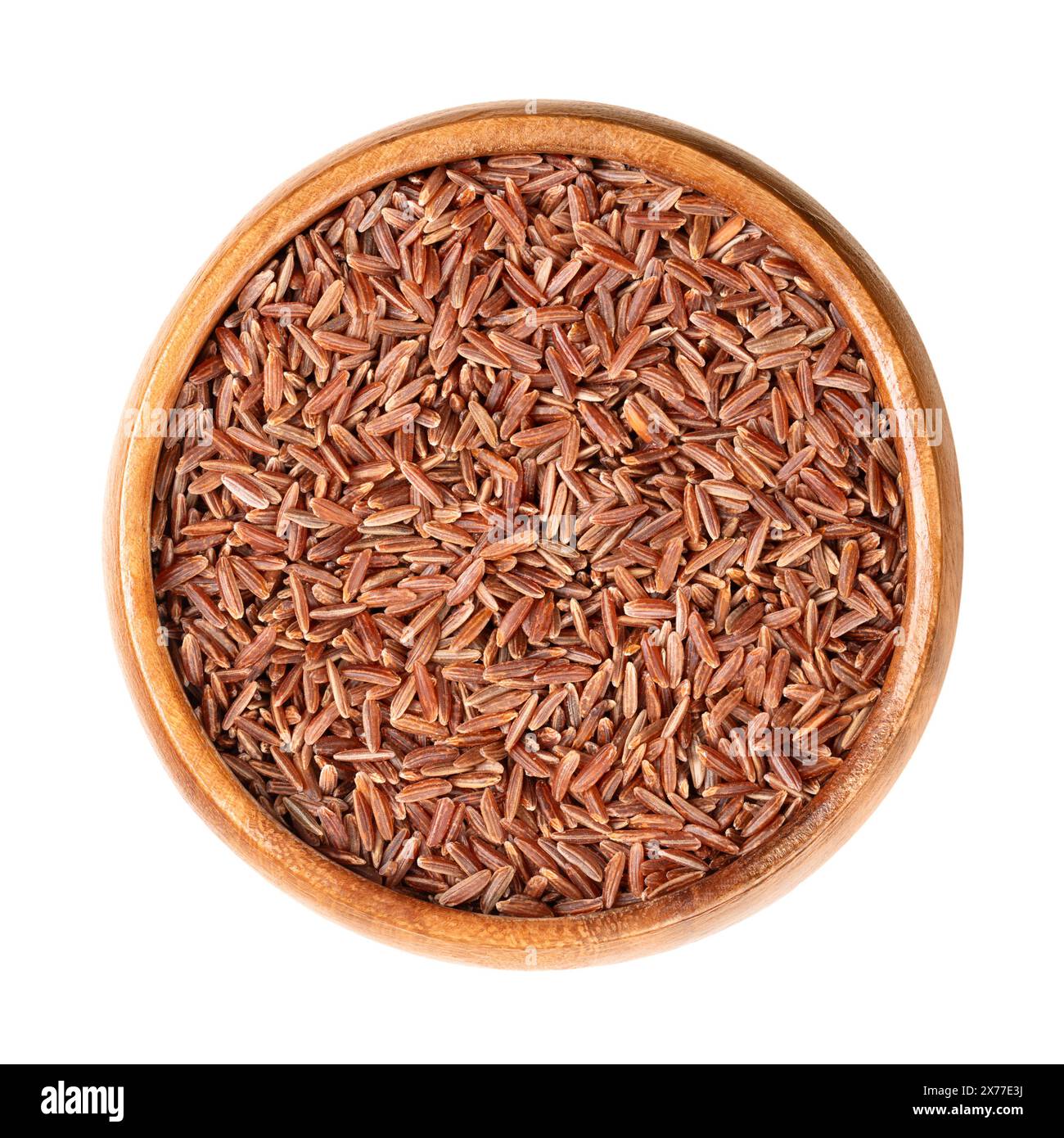 Raw whole dried red rice hi-res stock photography and images - Alamy