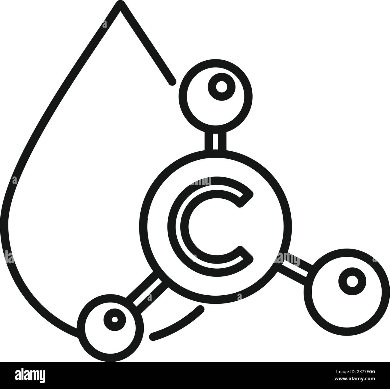 Diagram chemical compound water hi-res stock photography and images - Alamy