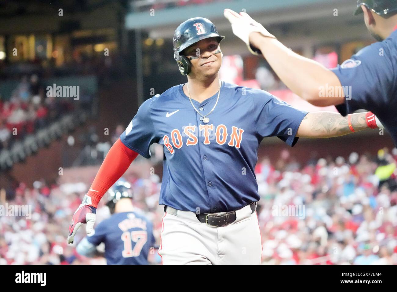 St. Louis, United States. 17th May, 2024. Boston Red Sox batter Rafael ...