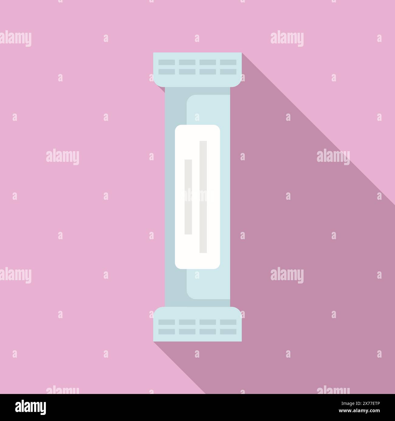 Minimalist vector illustration of a greek column on a pink background ...