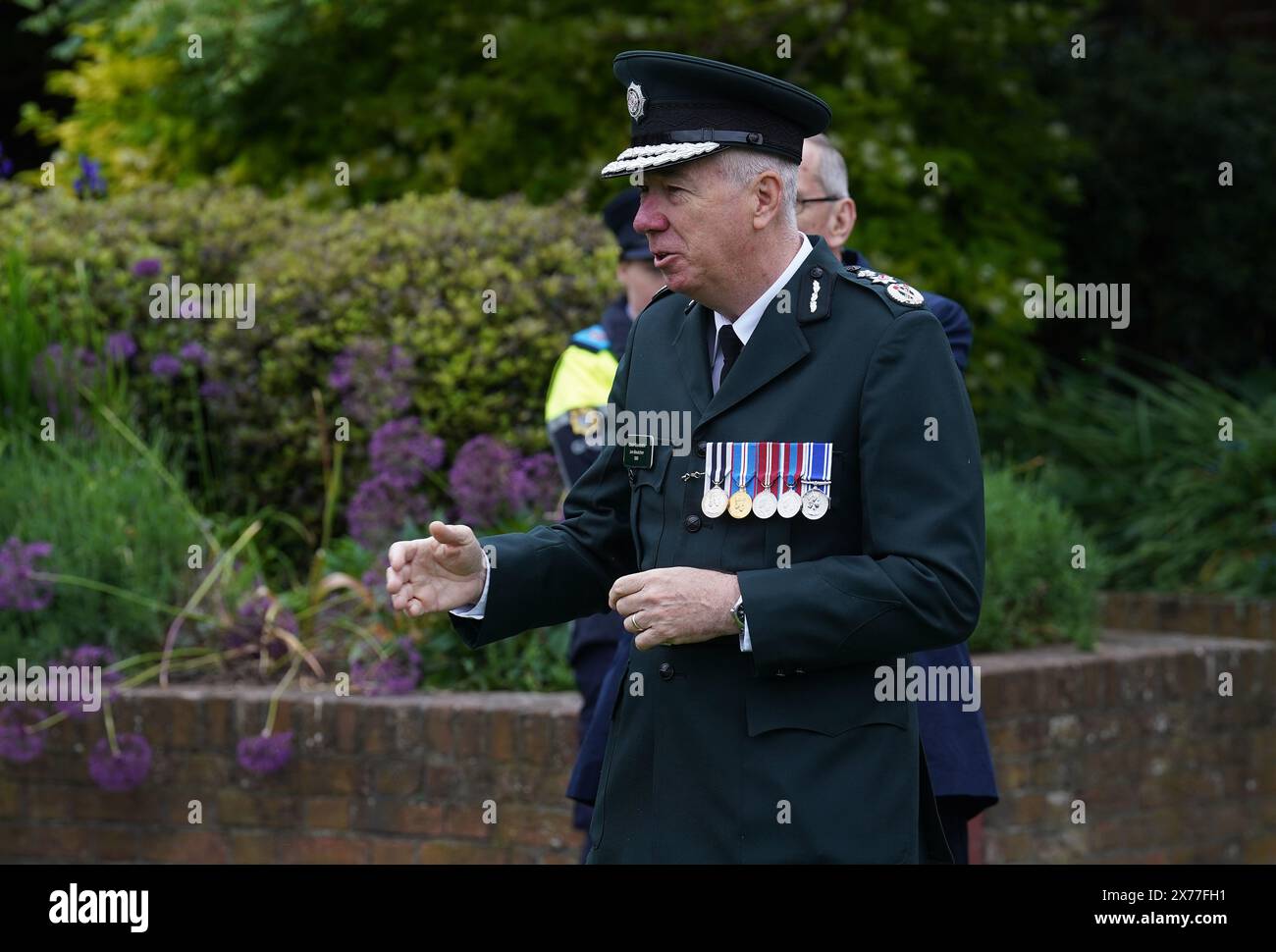 PSNI Chief Constable Jon Boutcher arrives for the annual Garda Memorial ...
