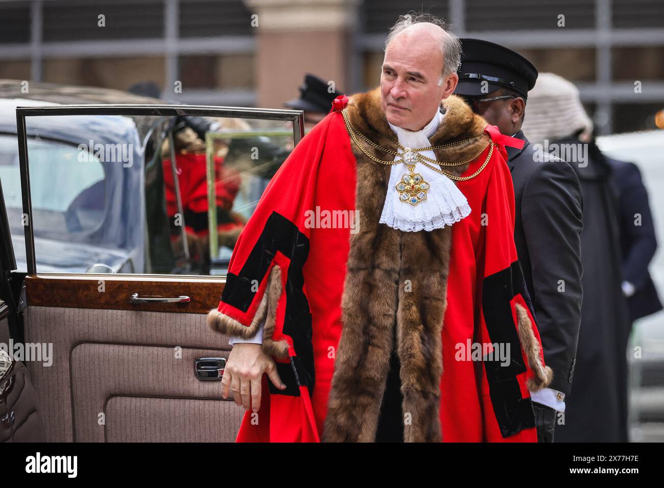 Alderman Bronek Masojada, Sheriff of the City of London arrive at St ...