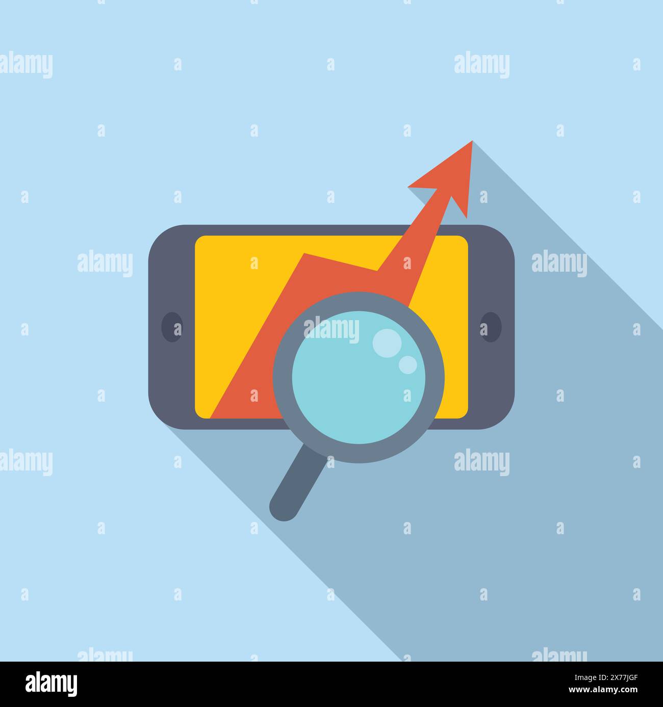 Growth forecasting concept digital analytics Stock Vector Images - Alamy