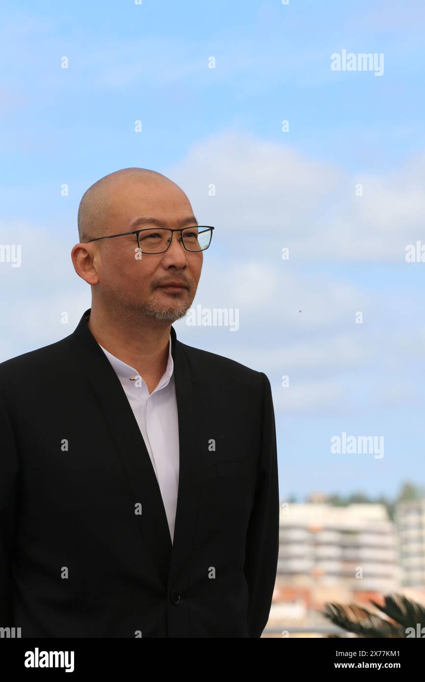 Cannes, France. 18th May, 2024. Director Guan Hu at the Black Dog film ...