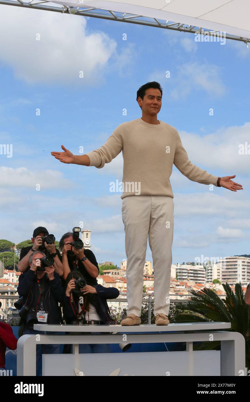Cannes, France. 18th May, 2024. Eddie Peng at the Black Dog film photo ...