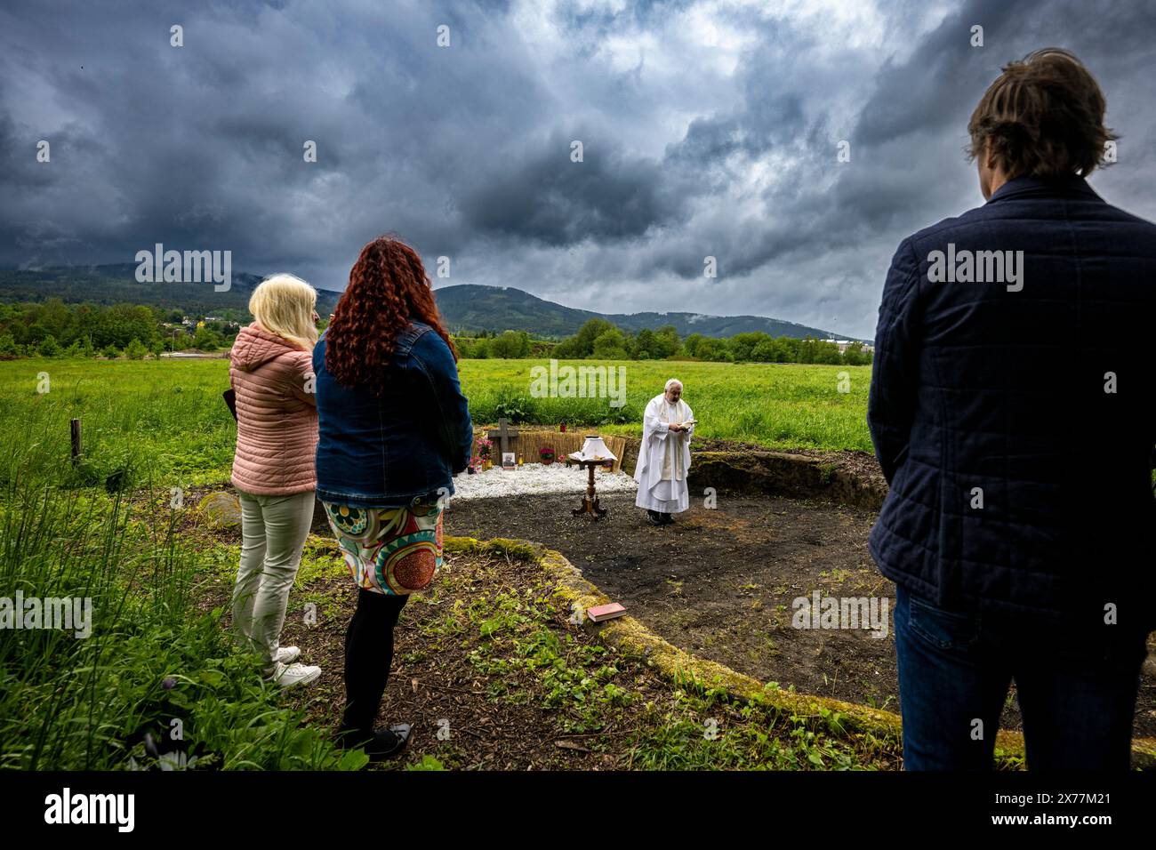 Liberec, Czech Republic. 18th May, 2024. Archdeacon Frantisek Masarik ...