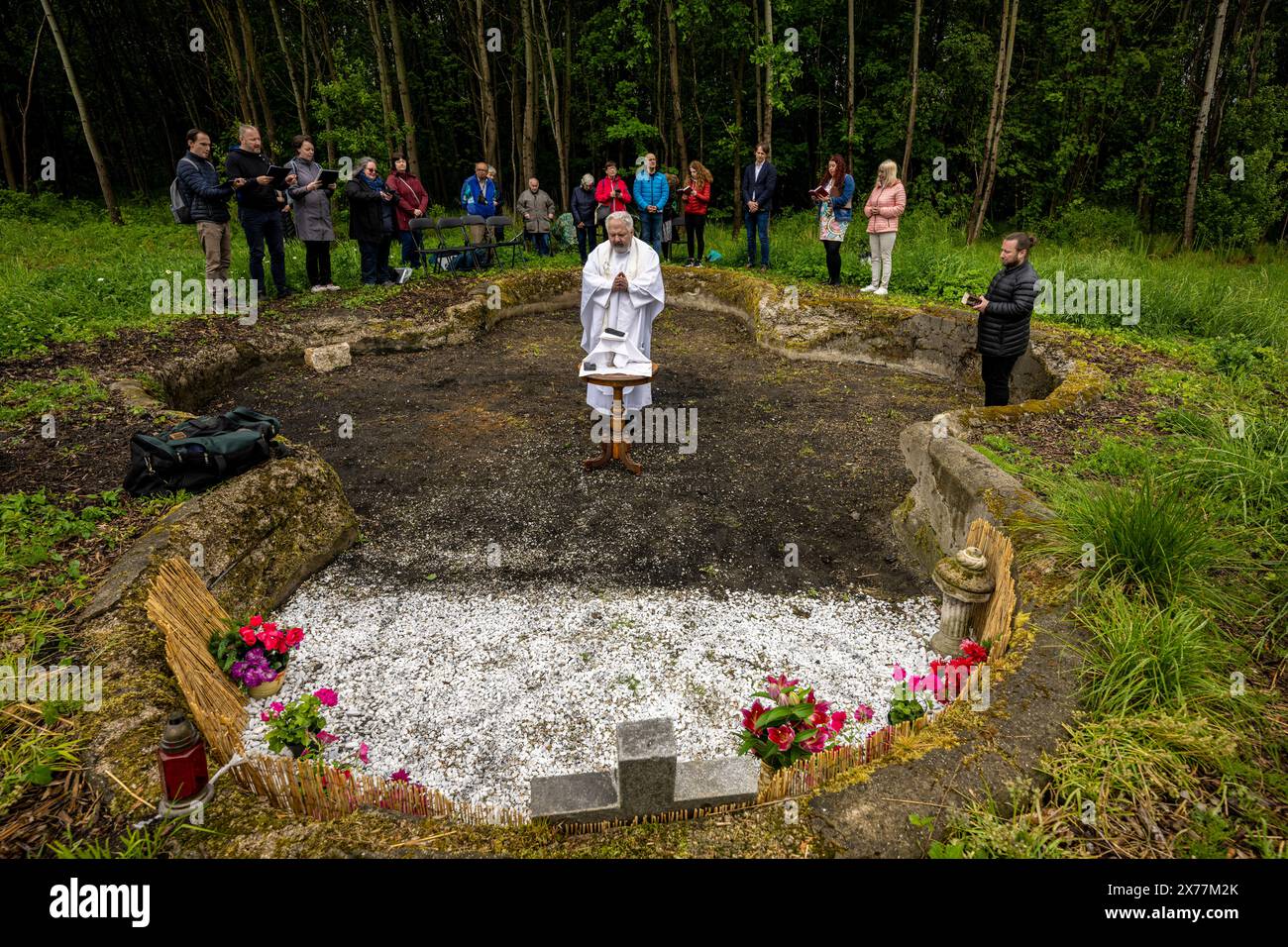 Liberec, Czech Republic. 18th May, 2024. Archdeacon Frantisek Masarik ...