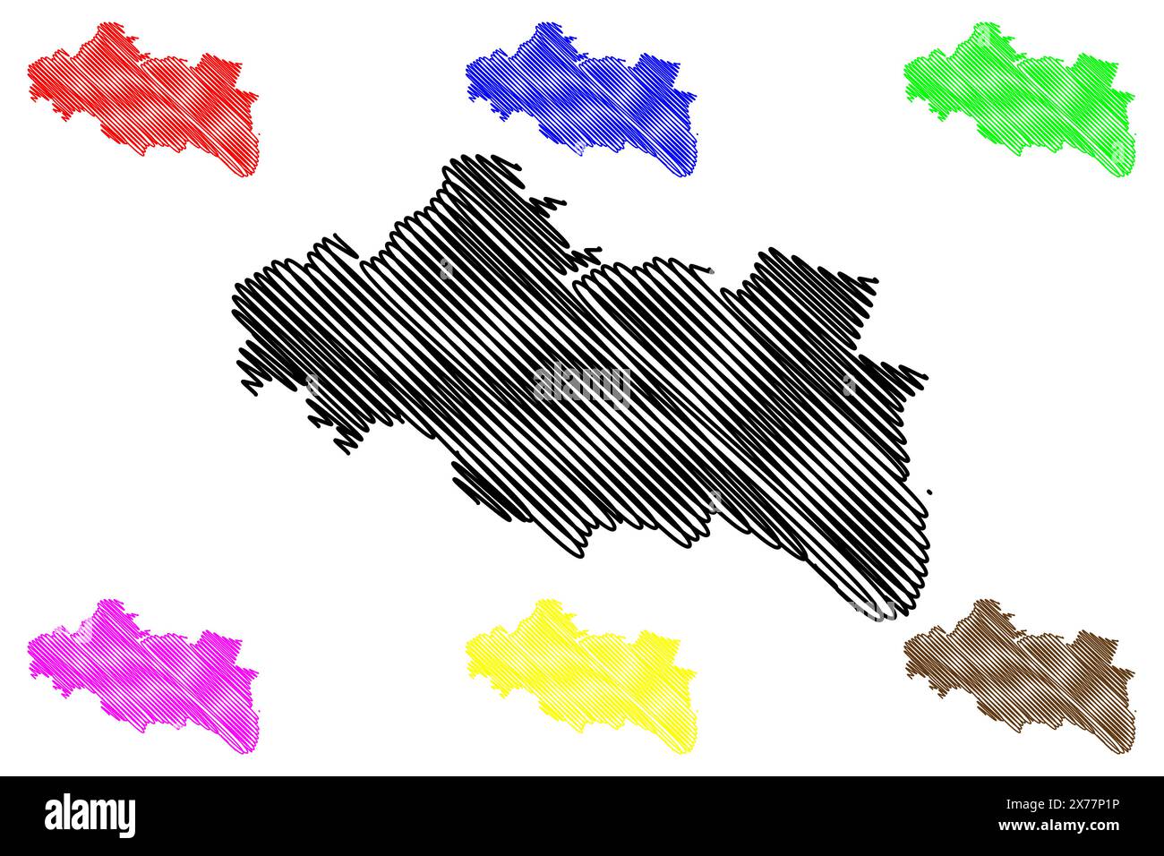 Modling area map hi-res stock photography and images - Alamy