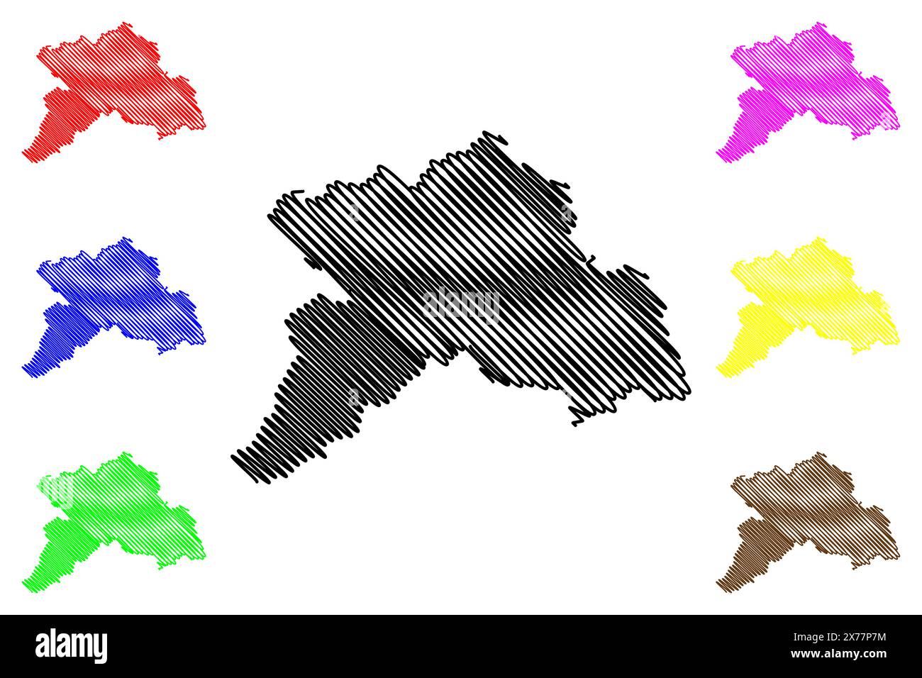 Murau area map Stock Vector Images - Alamy
