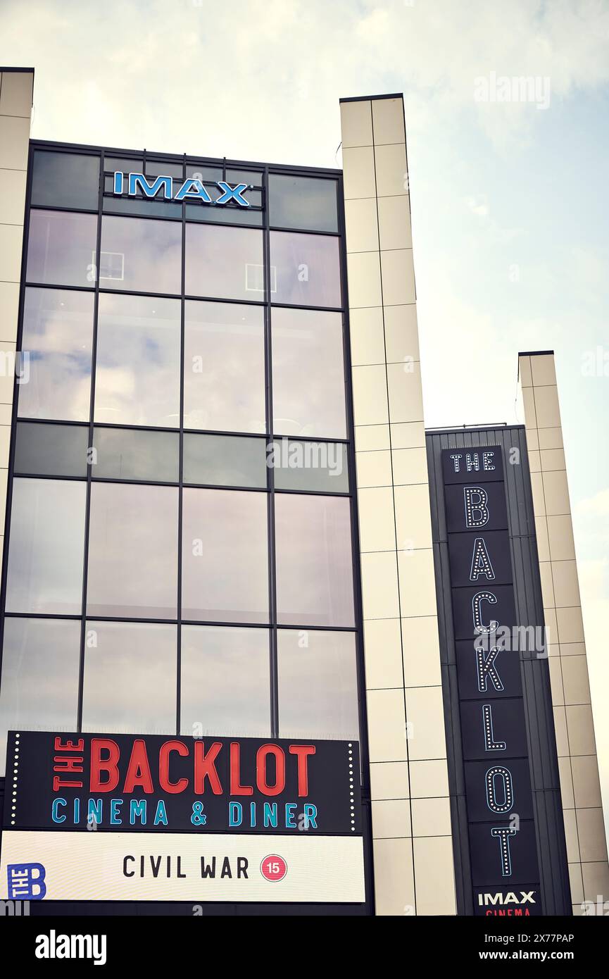 The Backlot Imax cinema and diner in Blackpool Stock Photo - Alamy