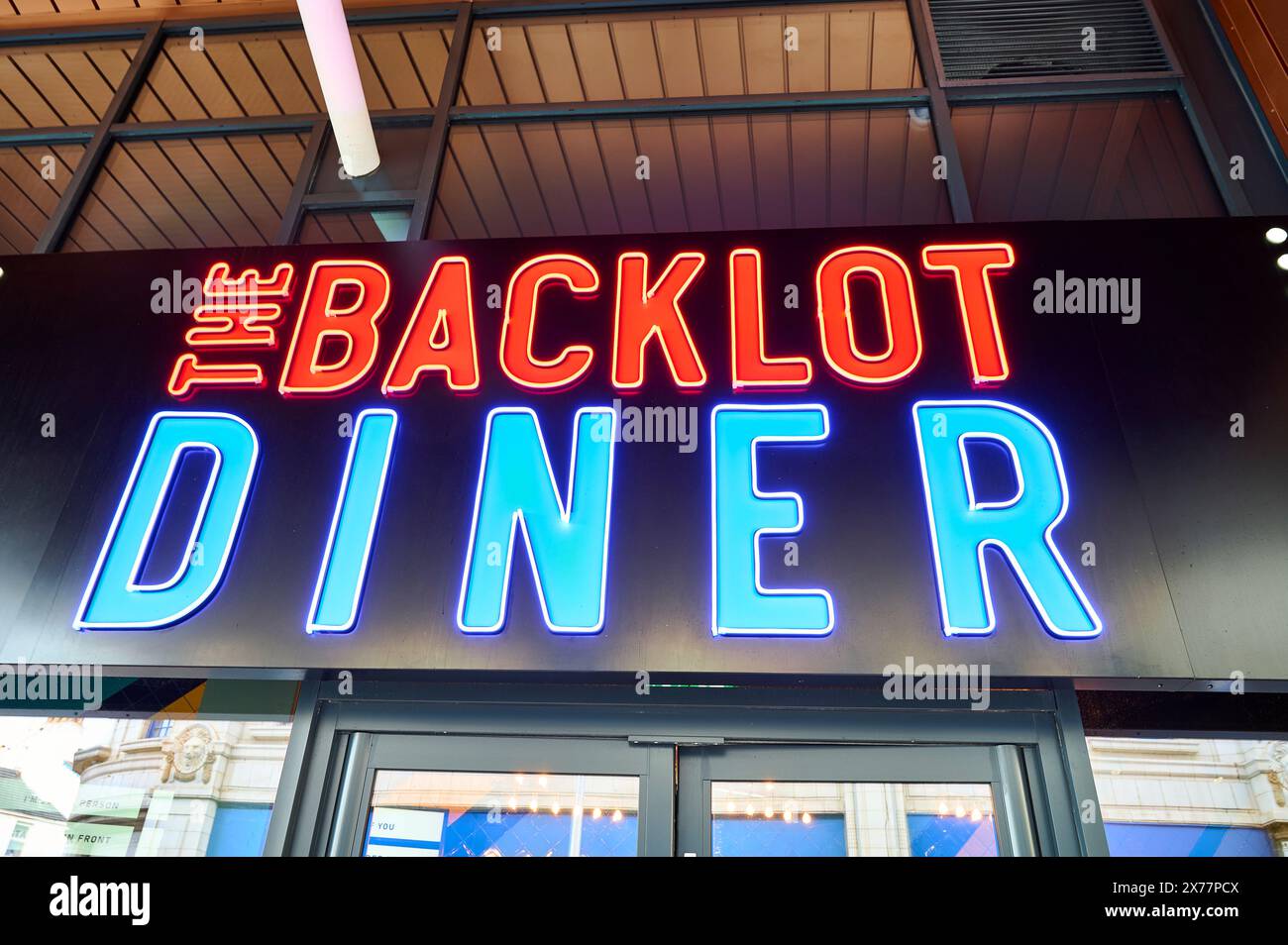 The Backlot Imax cinema and diner in Blackpool Stock Photo - Alamy