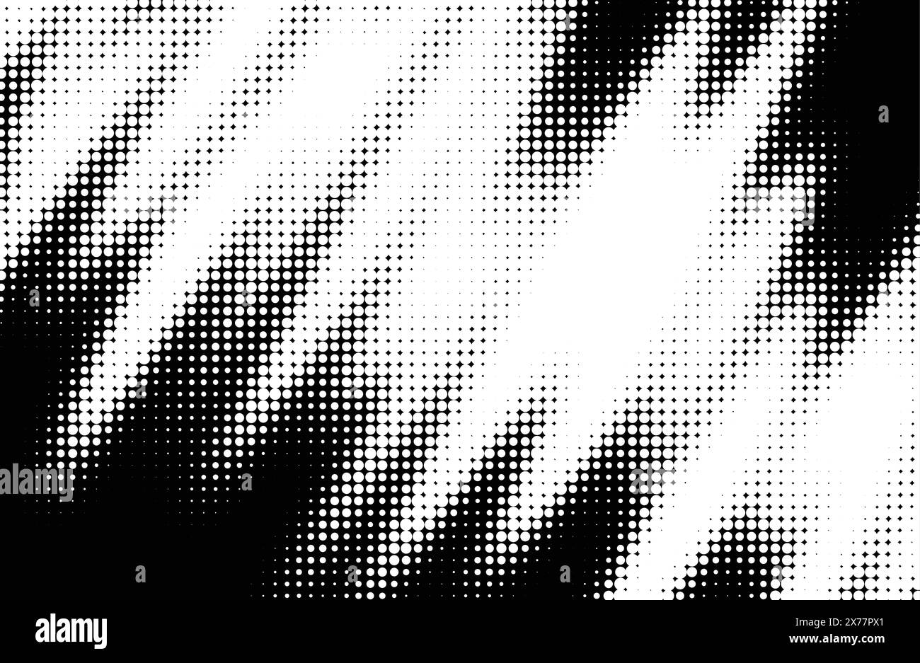Abstract broken lines style halftone banner design template. Vector ...