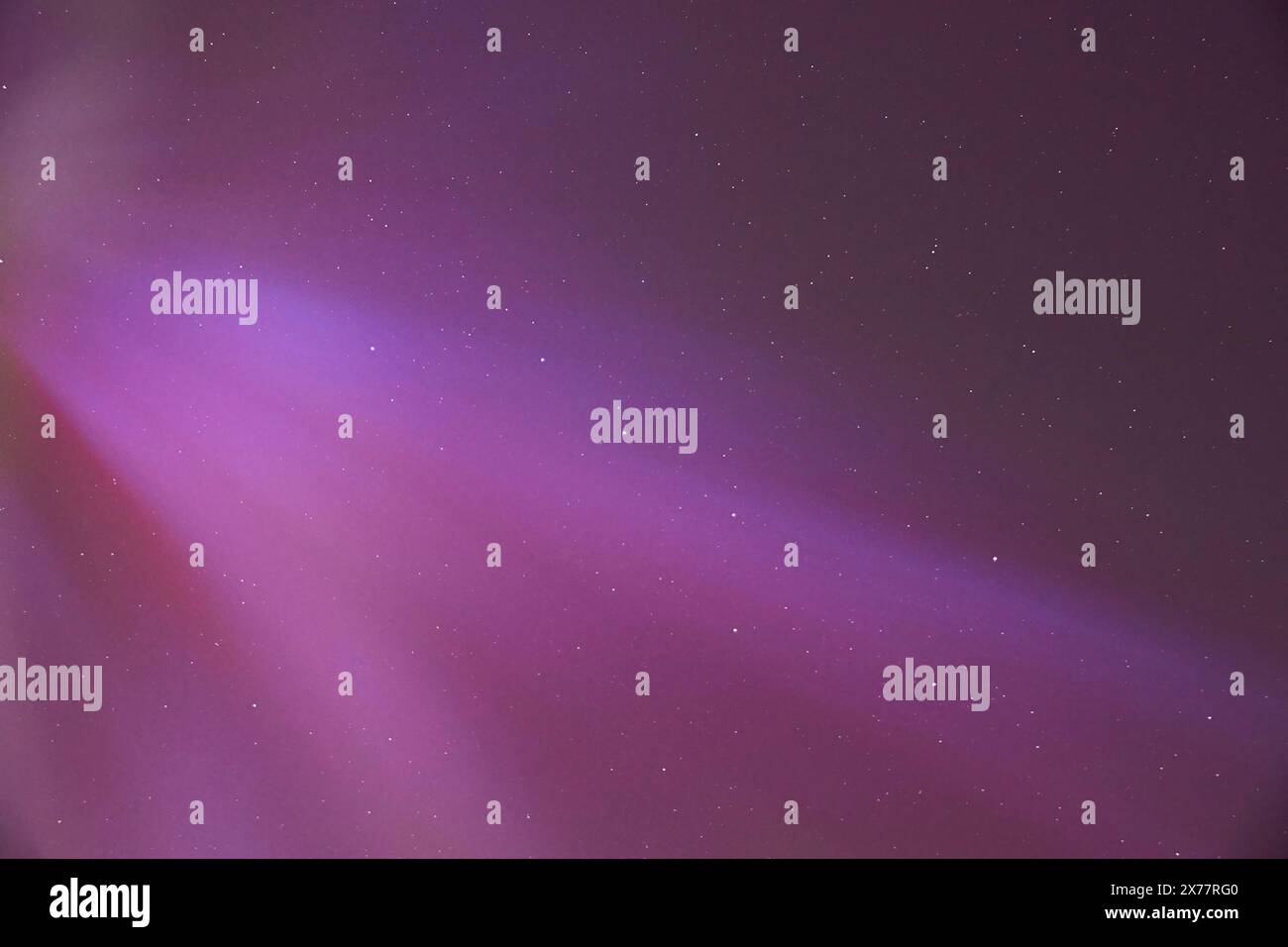 Constellation Ursa Major during aurora in Denmark in May 2024 Stock ...