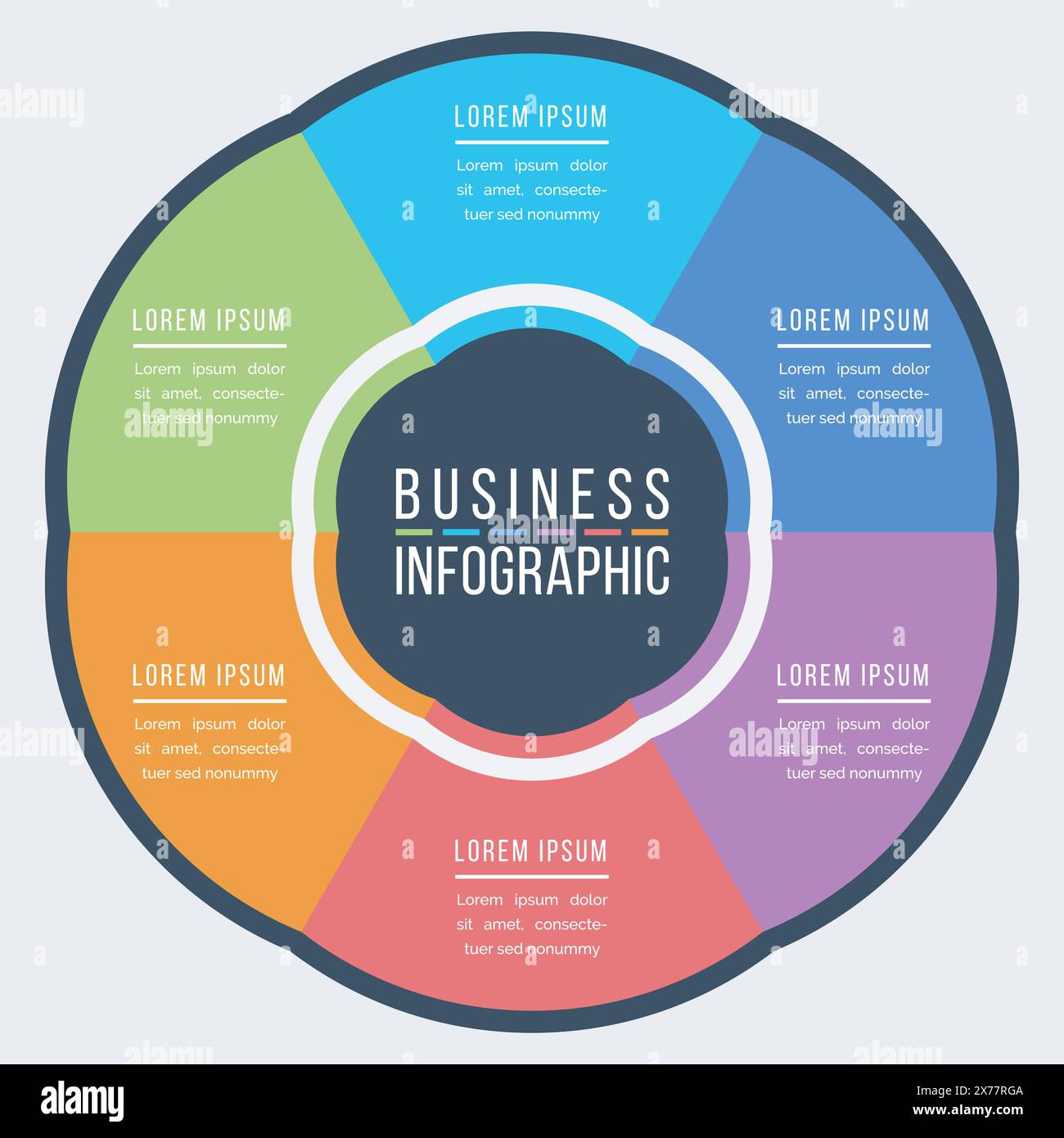 6 steps infographics hi-res stock photography and images - Alamy