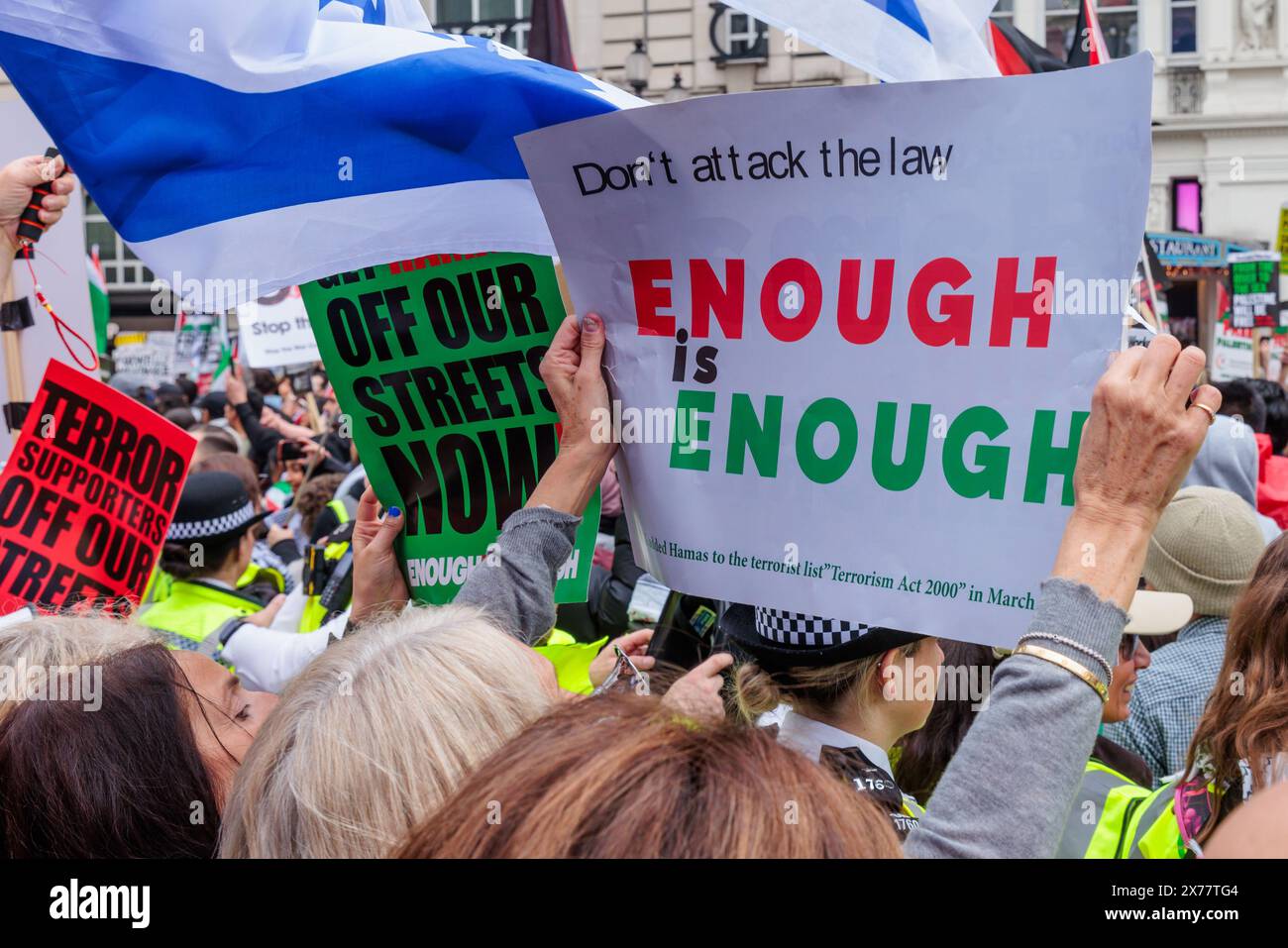 Piccadilly Circus, London, UK. 18th May 2024. British citizens of all ...