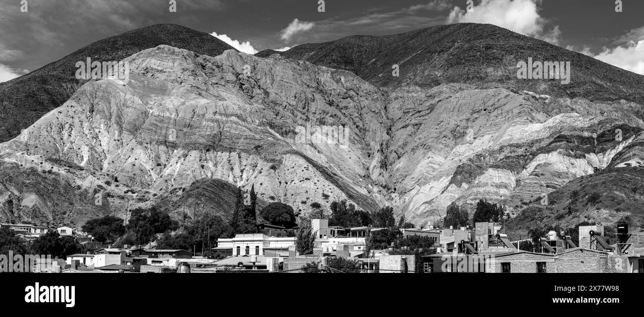 A Panoramic Photograph of The Hill of Seven Colours, (Cerro de los ...