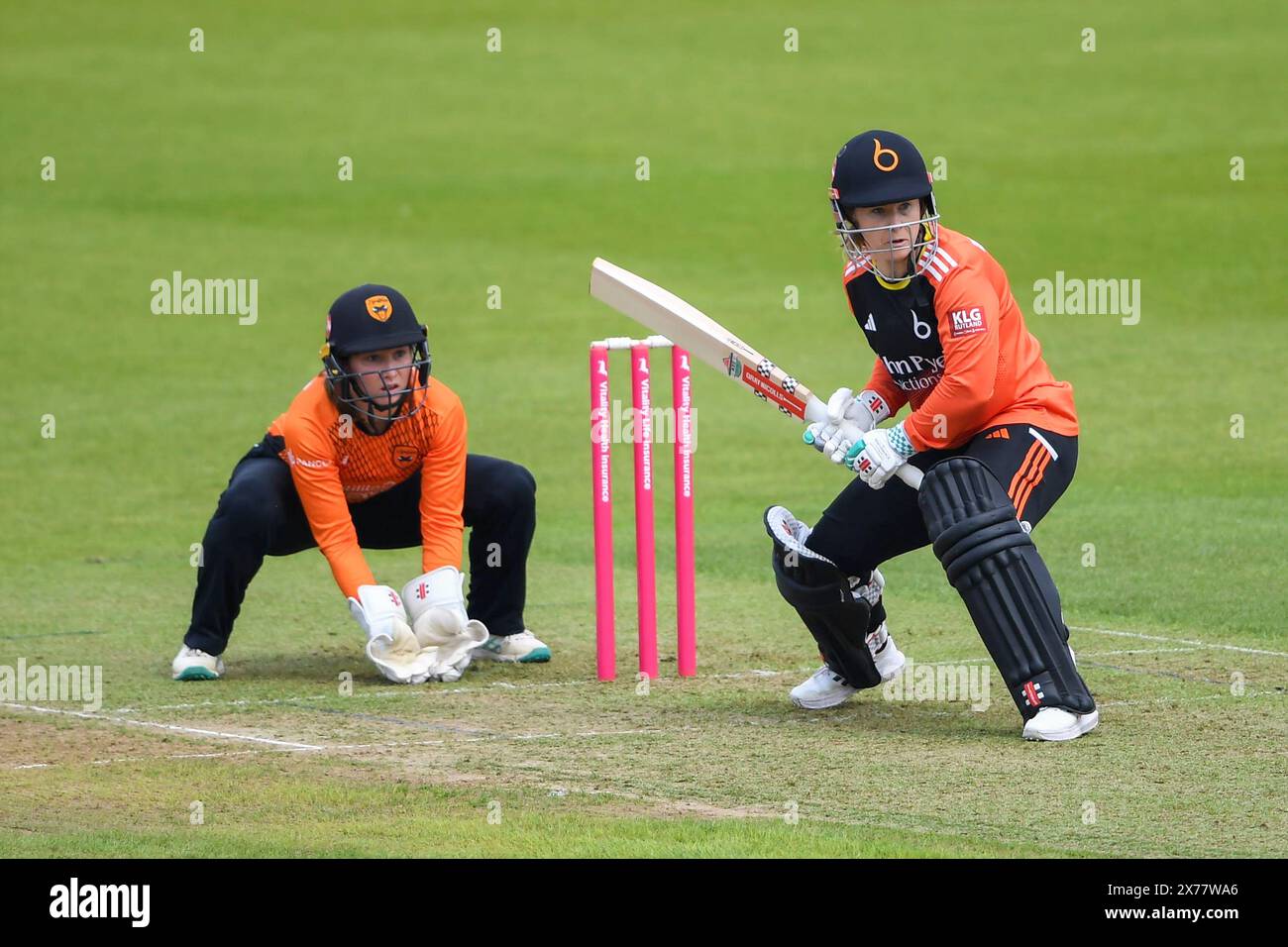 Southampton, UK, 18th May 2024. Tammy Beaumont of The Blaze batting during the Charlotte Edwards ...