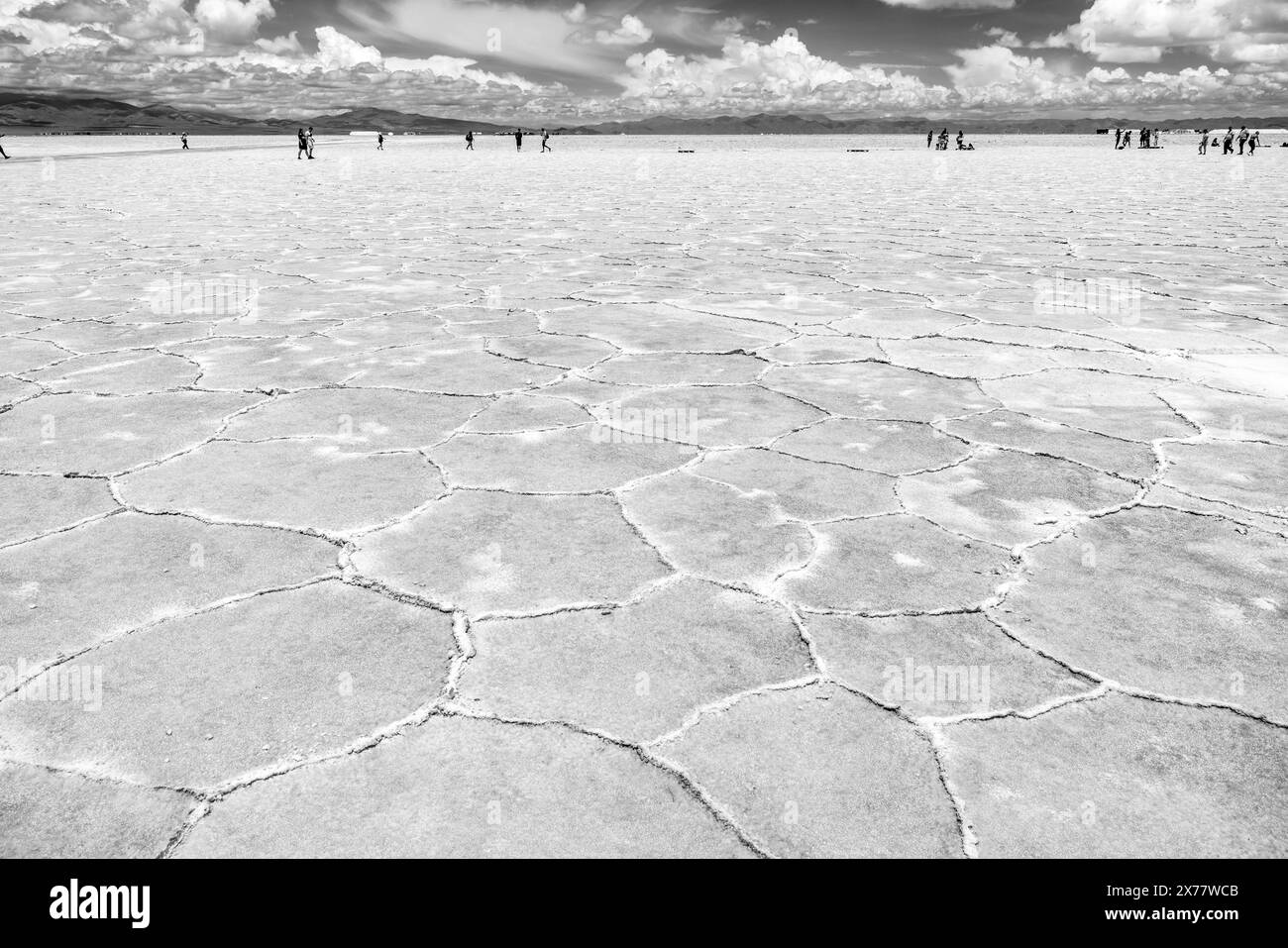 The Salinas Grandes Salt Flats, Salta/Jujuy Province, Argentina Stock ...