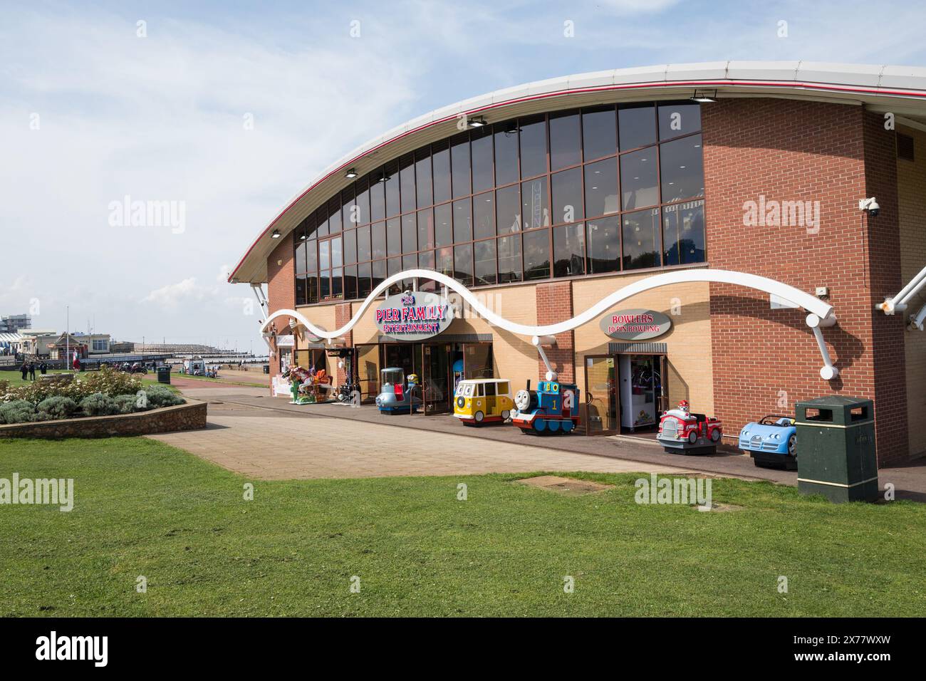 The Pier family entertainment centre on the promenade at Hunstanton a ...