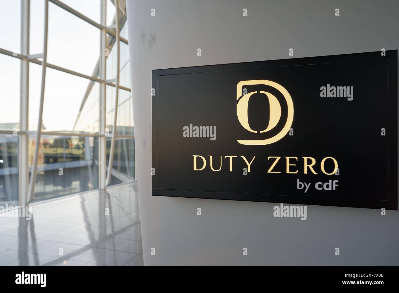 HONG KONG, CHINA - DECEMBER 08, 2023: close up shot of Duty Zero by cdf ...