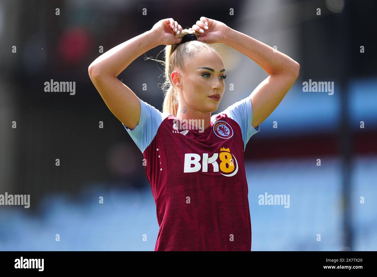 Aston Villa's Alisha Lehmann during the Barclays Women's Super League ...