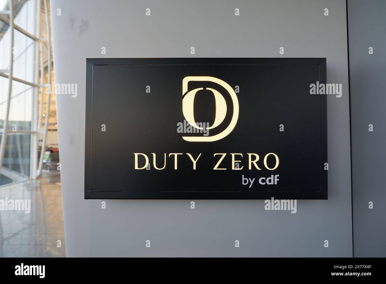 HONG KONG, CHINA - DECEMBER 08, 2023: close up shot of Duty Zero by cdf ...