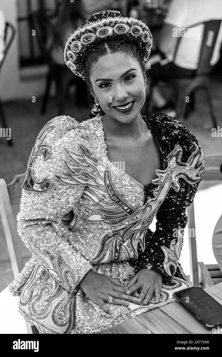 Fiesta dancer Black and White Stock Photos & Images - Alamy