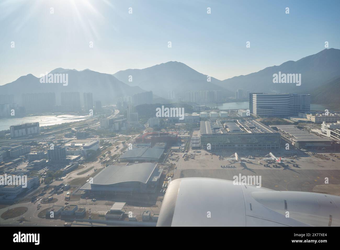 HONG KONG, CHINA - DECEMBER 08, 2023: Hong Kong urban landscape as seen ...