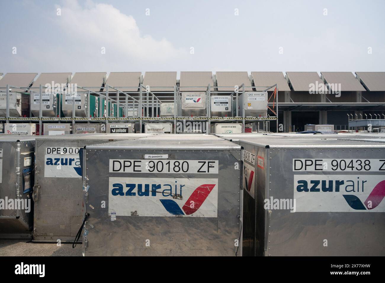 PHUKET, THAILAND - MAY 09, 2023: ULD containers as seen at Phuket ...