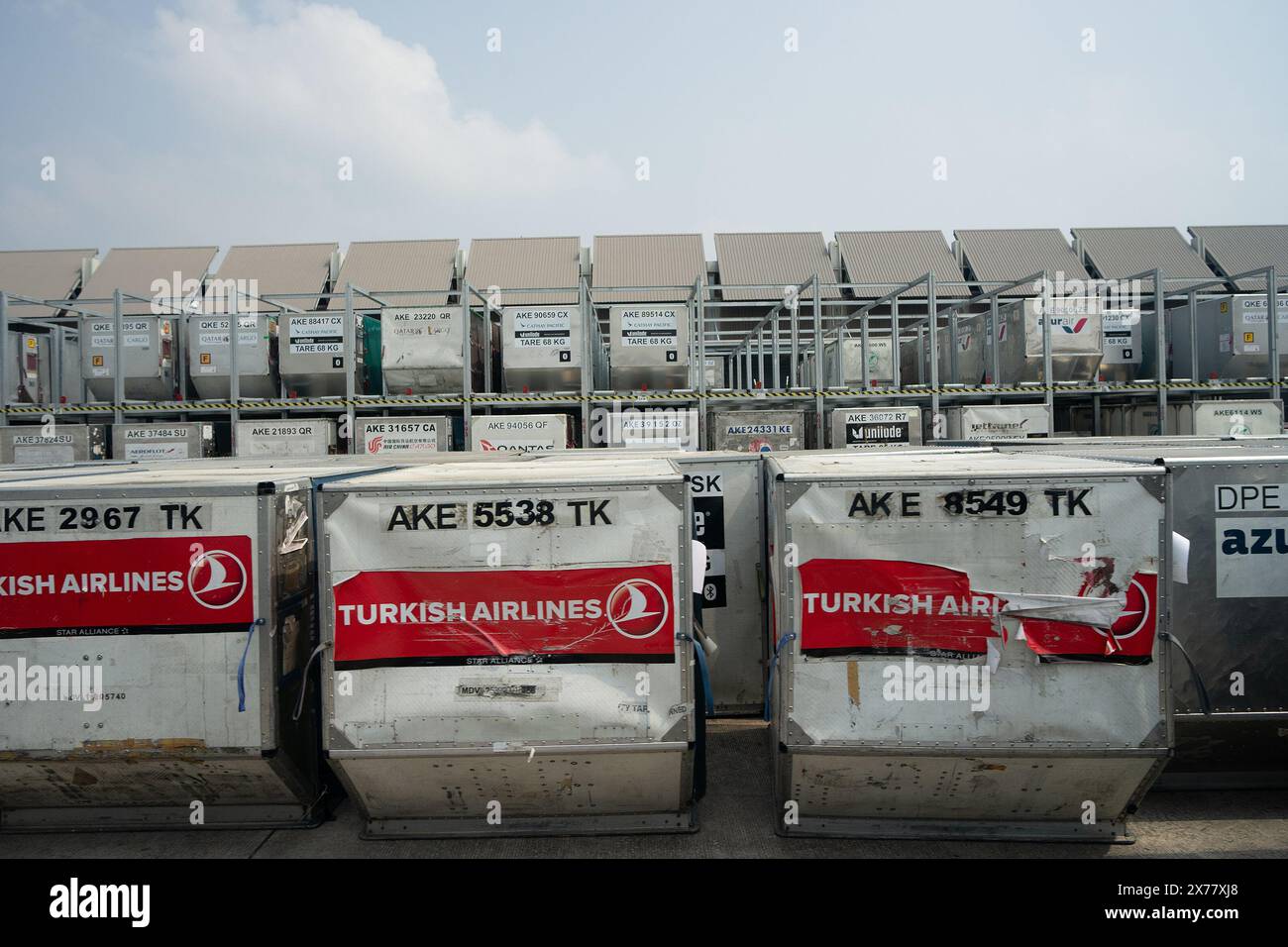 PHUKET, THAILAND - MAY 09, 2023: ULD containers as seen at Phuket ...