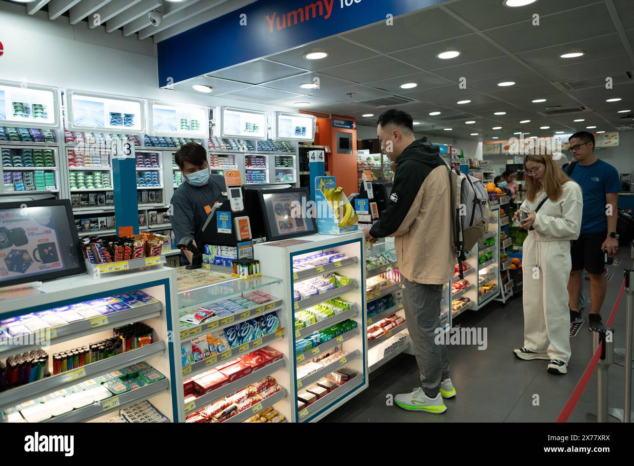 HONG KONG, CHINA - DECEMBER 04, 2023: 7-Eleven convenience store in ...