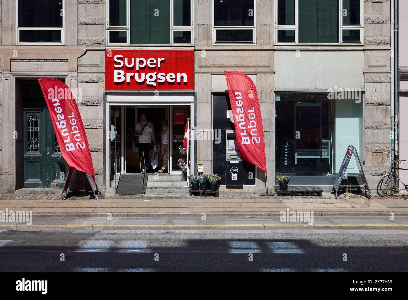 SuperBrugsen (Danish supermarket chain); Frederiksborggade, Copenhagen ...