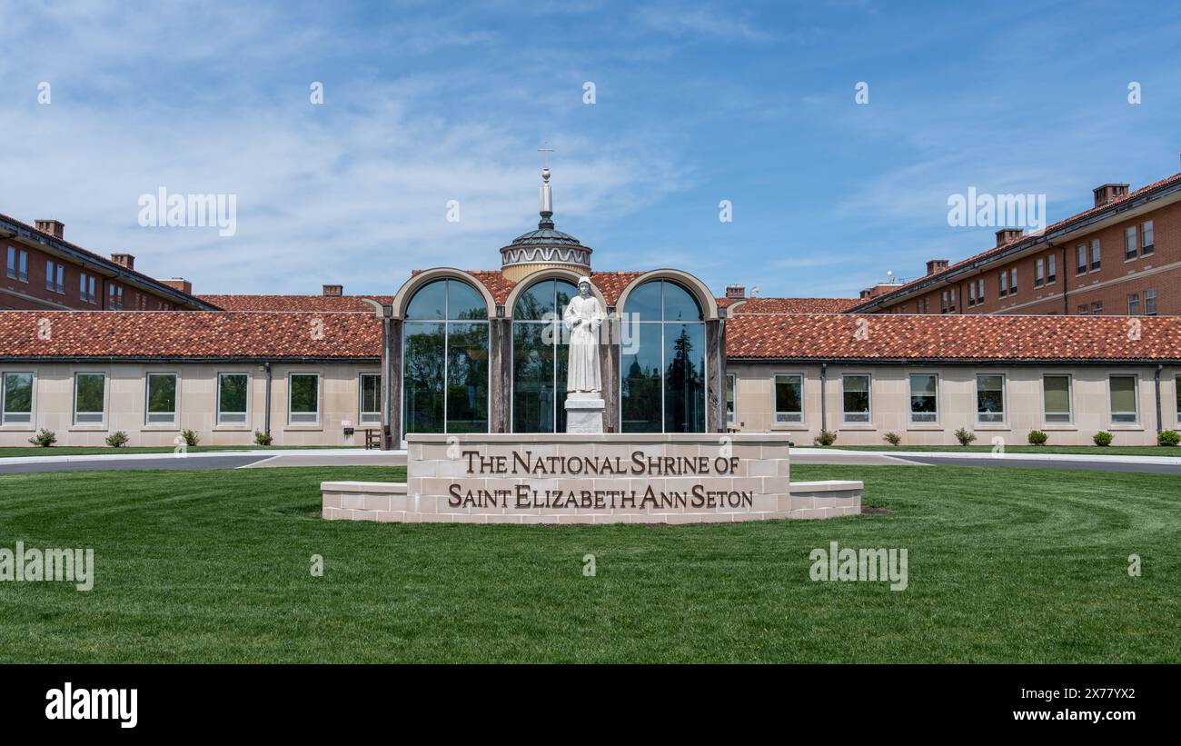Emmitsburg, Maryland - April 23, 2024: The National Shrine of Saint ...