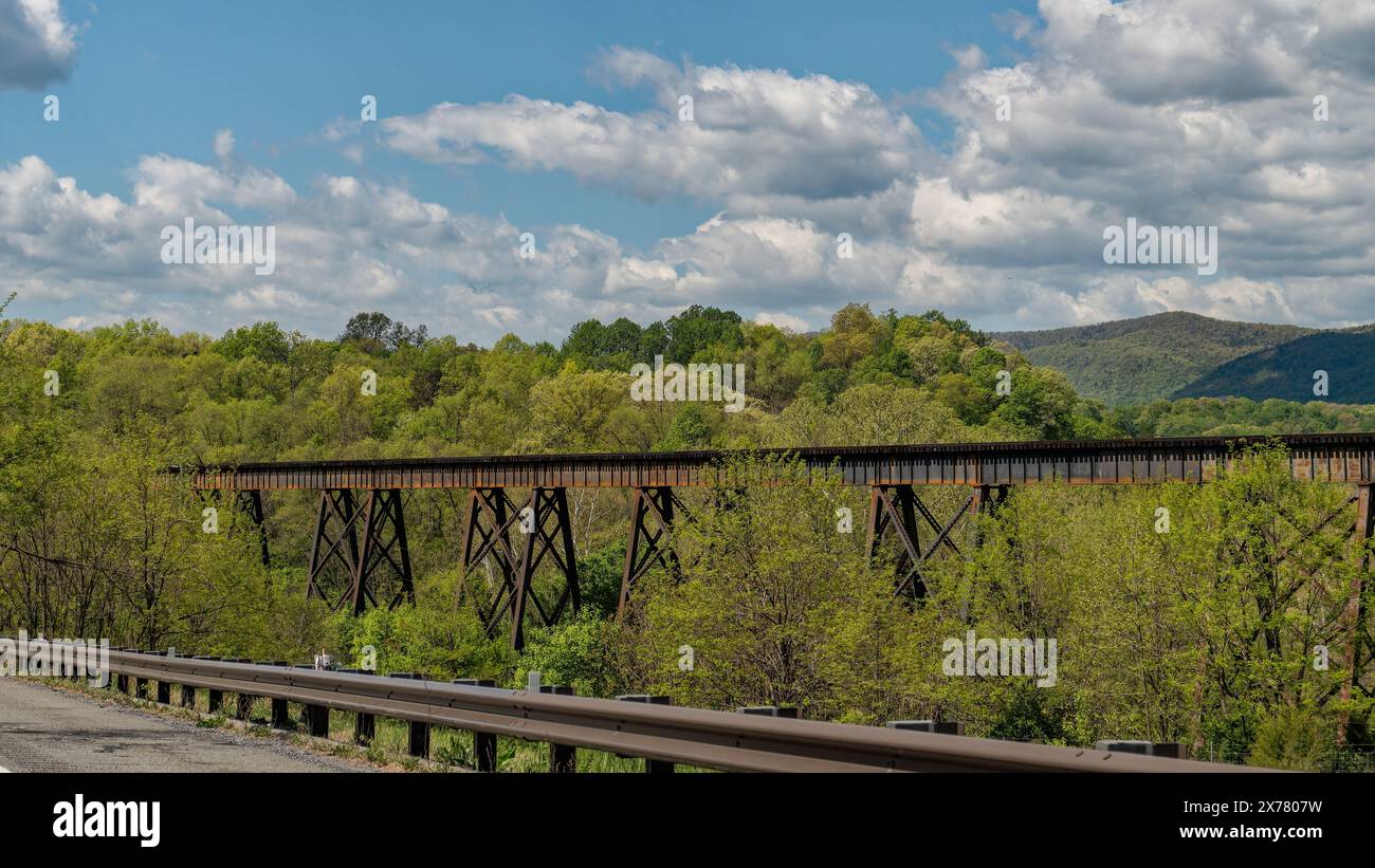 Compton Railroad Bridge located in Compton, Page County, Virginia ...