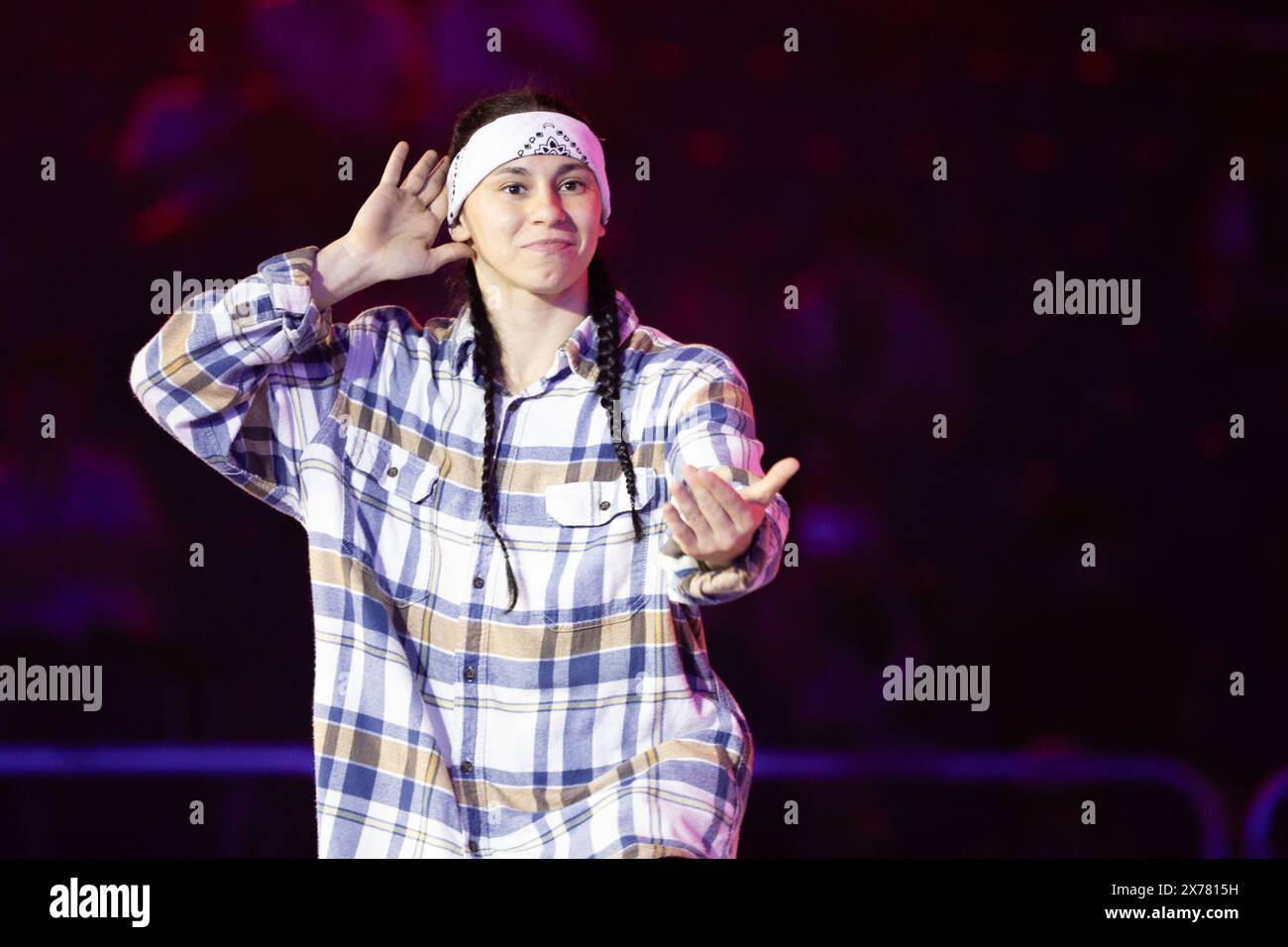 Shanghai. 18th May, 2024. Antilai Sandrini of Italy competes during the ...