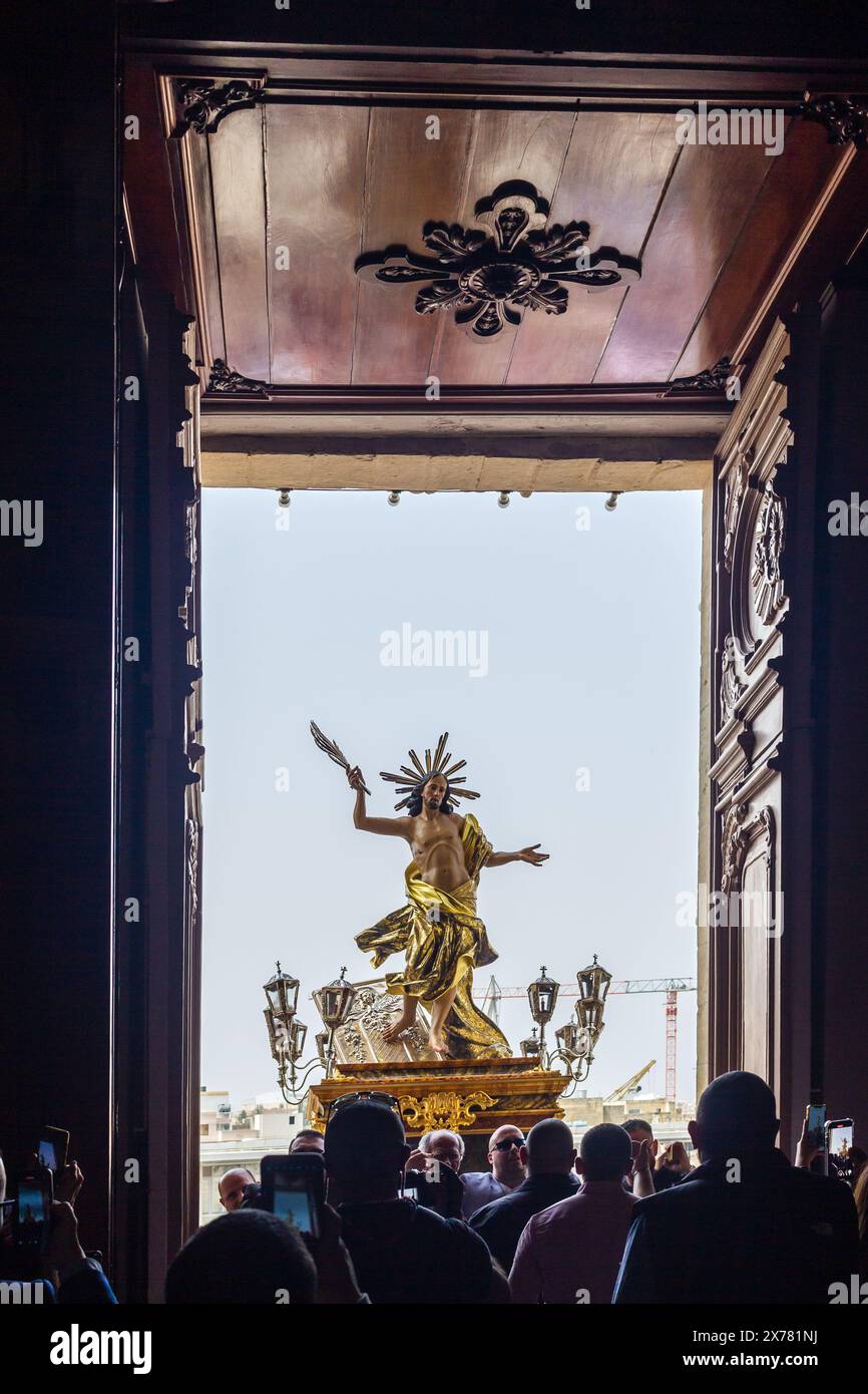 COSPICUA, MALTA - 31st March 2024 - traditional processions with the ...