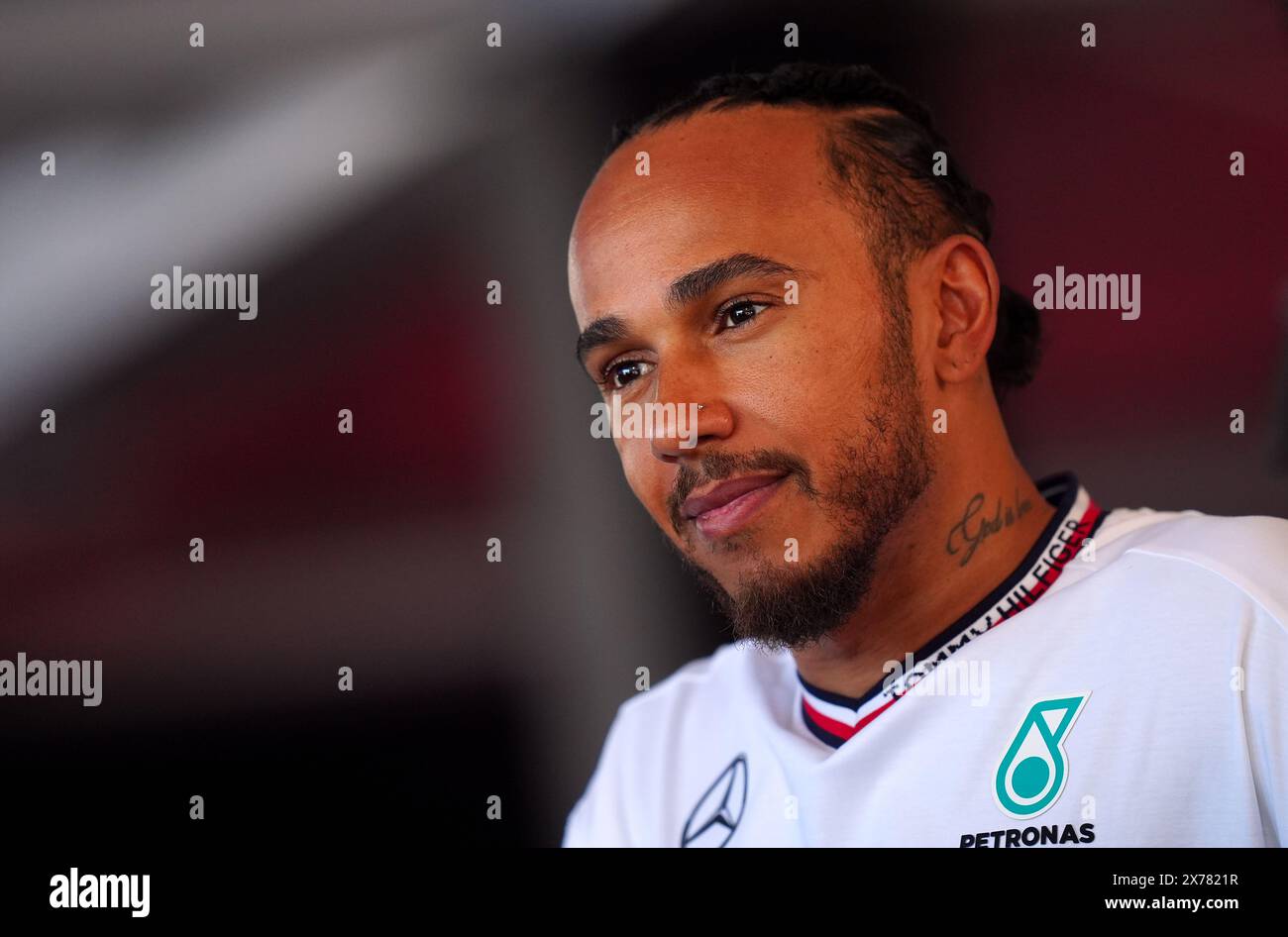 Mercedes' Lewis Hamilton after qualifying during the Emilia Romagna ...