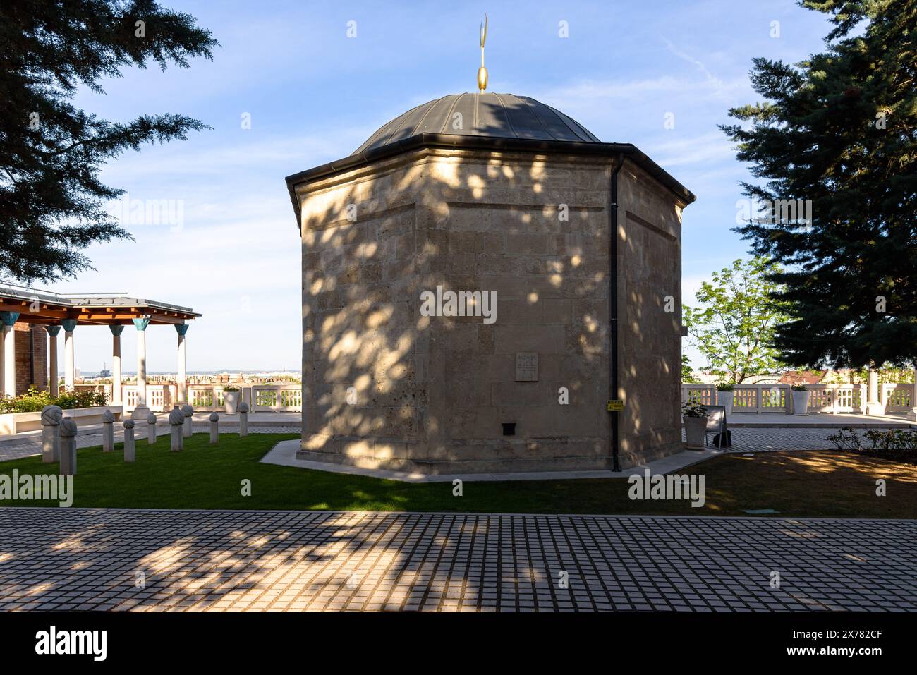 The mausoleum of Gul Baba in Budapest Stock Photo - Alamy