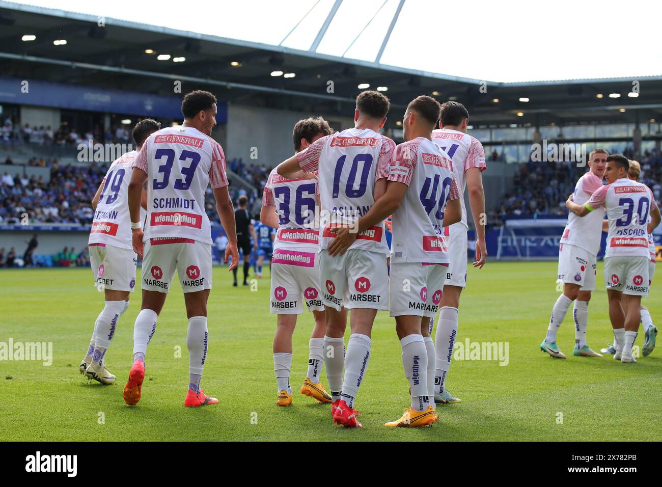 Linz, Austria. 18th May, 2024. LINZ, AUSTRIA - MAY 18: team Austria ...