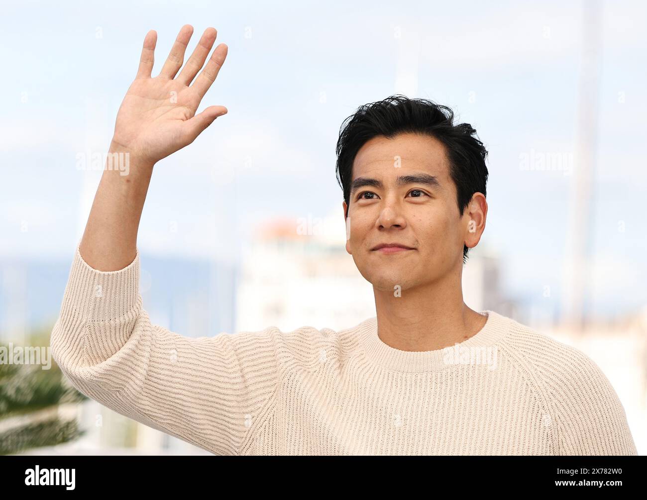 Cannes, France. 18th May, 2024. Actor Eddie Peng poses during the ...