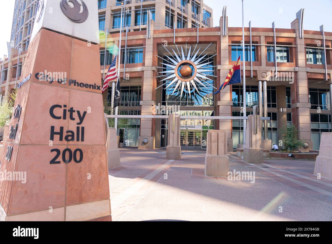 Phoenix City Hall in Phoenix, Arizona, USA Stock Photo - Alamy